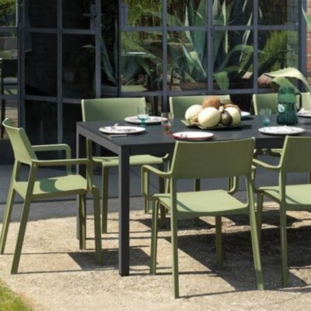 Tavolo Rio Alluminio 210/280 x 100 Nardi - Show Garden Arezzo