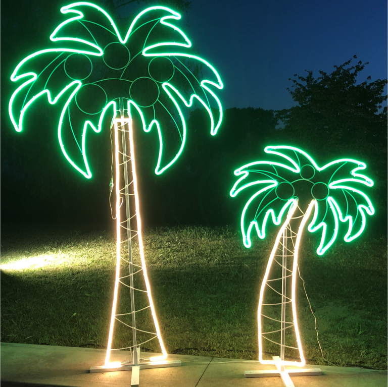 Palma Neon 24V, 672 LED, H 120cm - Show Garden Arezzo